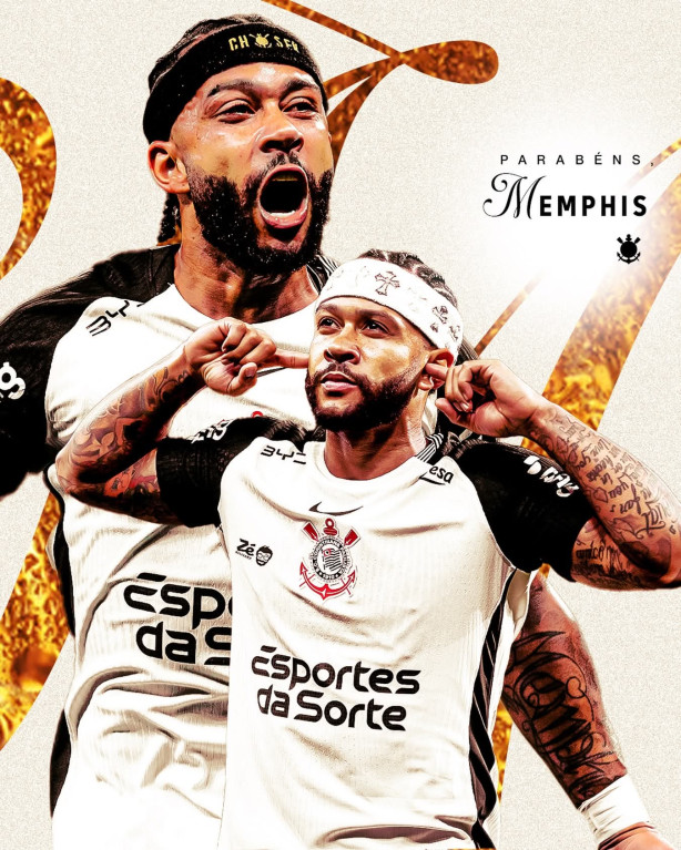 Gols de Memphis Depay pelo Corinthians