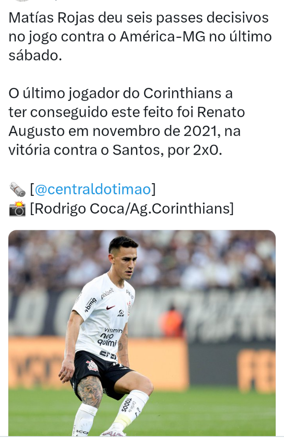 Um fato relevante sobre o Rojas contra o América MG