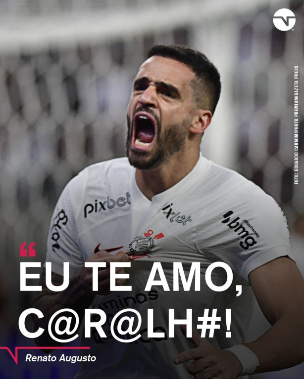 Renato Augusto beija o escudo e se declara ao Corinthians!