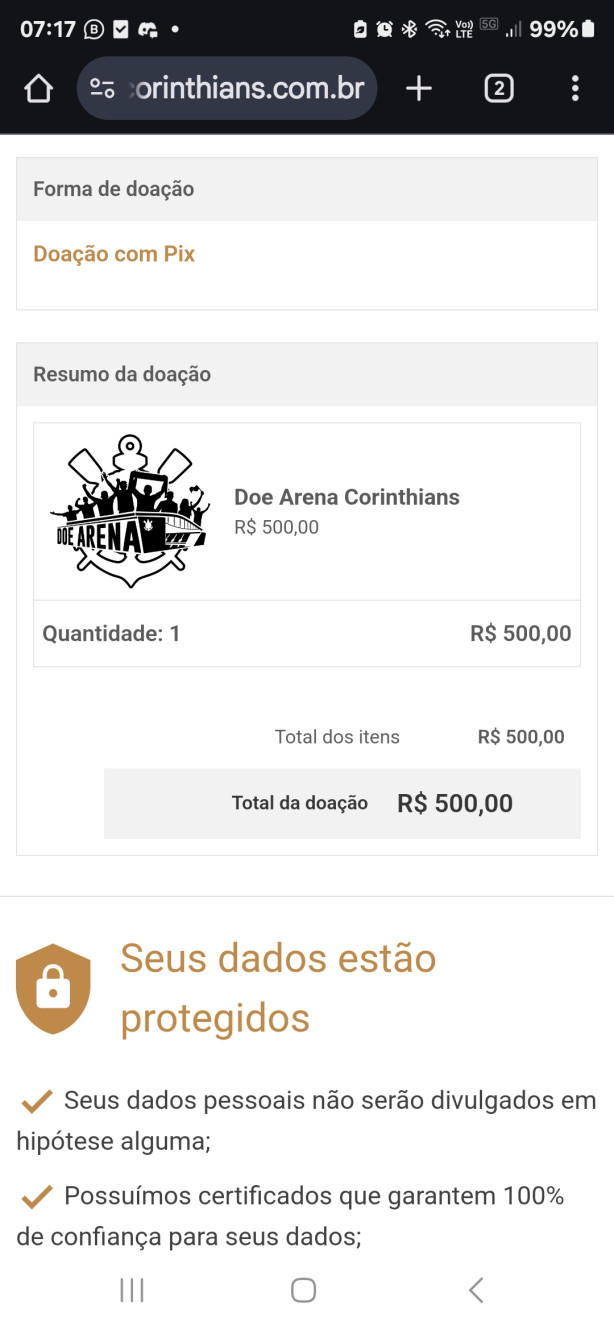 Consegui finalmente