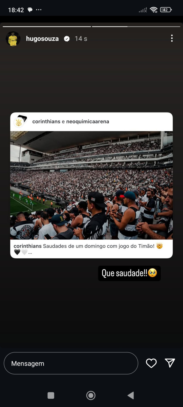 Quem viu essa de Hugo Souza?