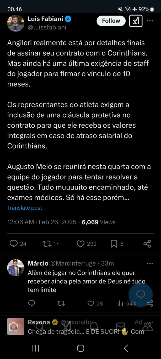 Novidades caso angileri...