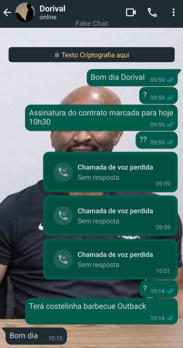 Sem pânico, ele não vai fugir