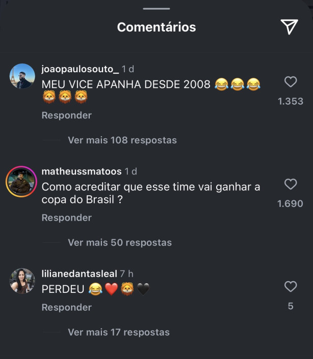 Conseguiram ser zoado pelo sport
