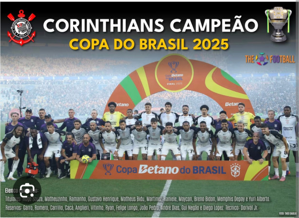 Meu Timão Campeão Da Copa do Brasil 2025