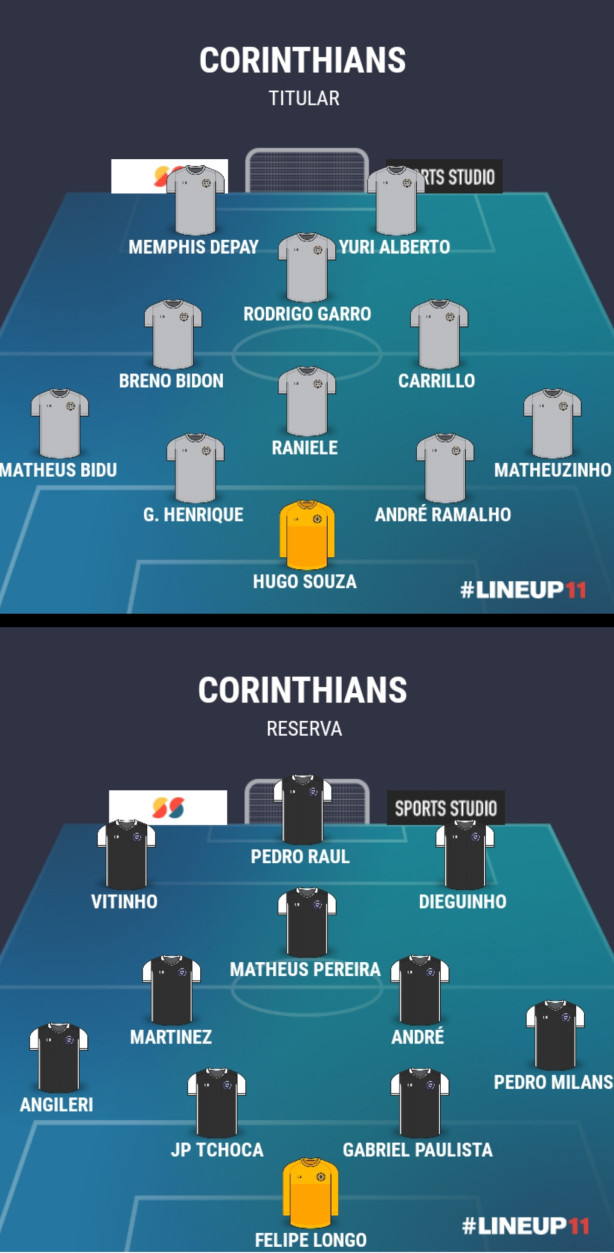 Time titular x time reserva