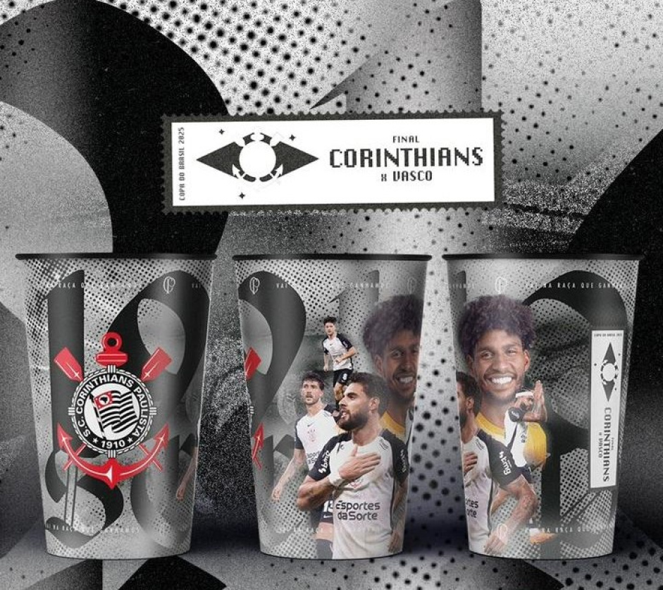 Corinthians comercializa copo especial para final da Copa do Brasil em ...