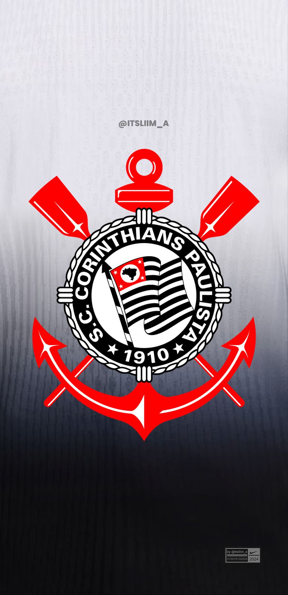 Fundo de tela do Corinthians: Escudo da camisa I do Corinthians 2024/25 ...