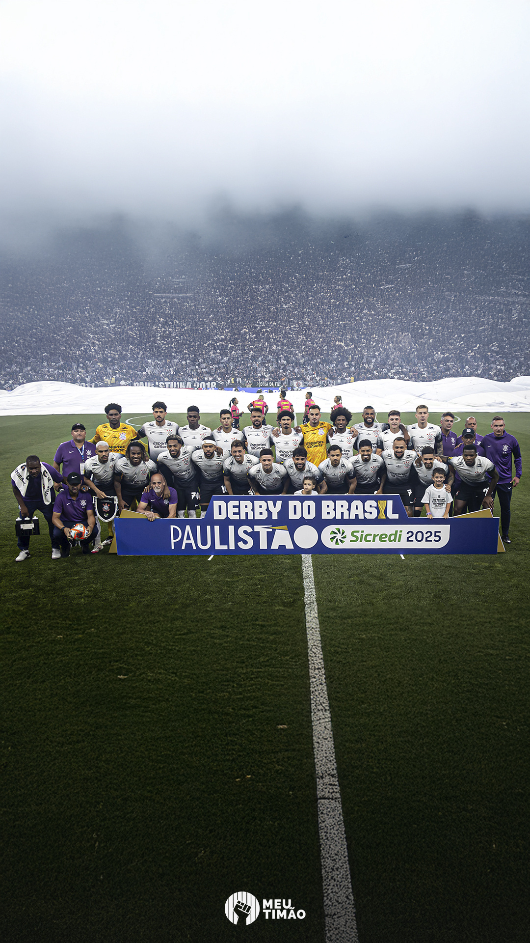 Fundo de tela do Corinthians: Pôster - Corinthians campeão Paulista 2025