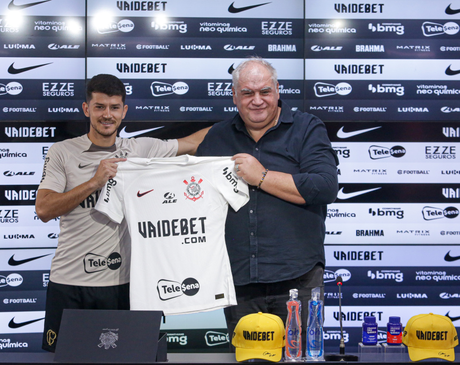 Hugo com Rubão em sua apresentação