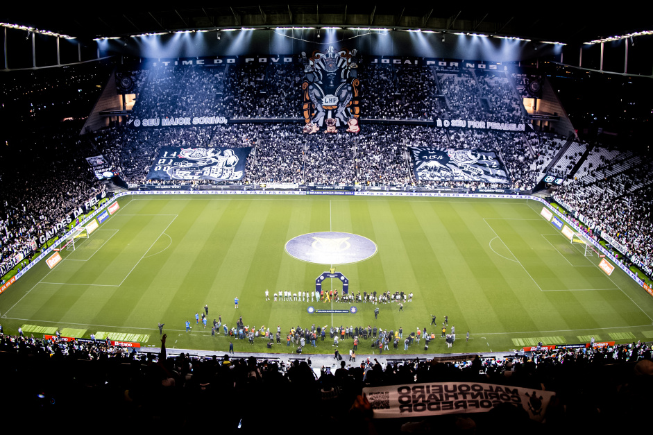 Mosaico da torcida do Corinthians